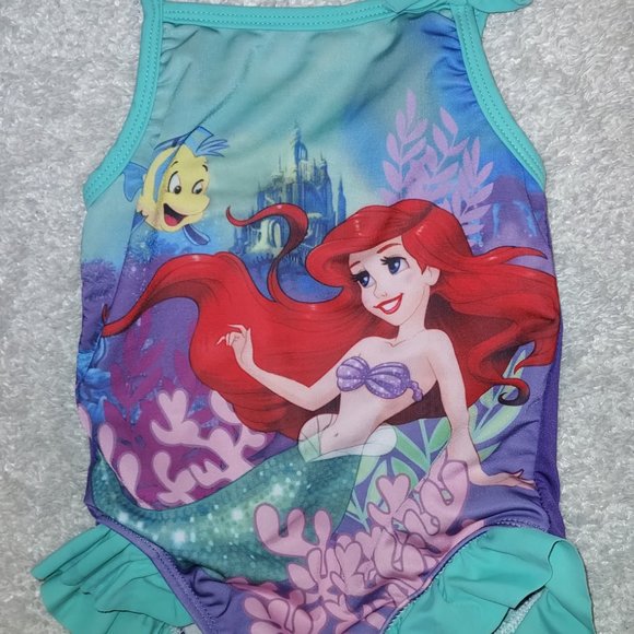Disney | Swim | Ariel Little Mermaid Bathing Suit Size 5 | Poshmark